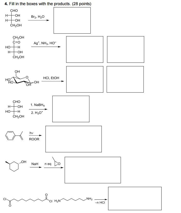 Solved Fill in the boxes with the products. | Chegg.com Solved Fill in the boxes with the products. | Chegg.com
