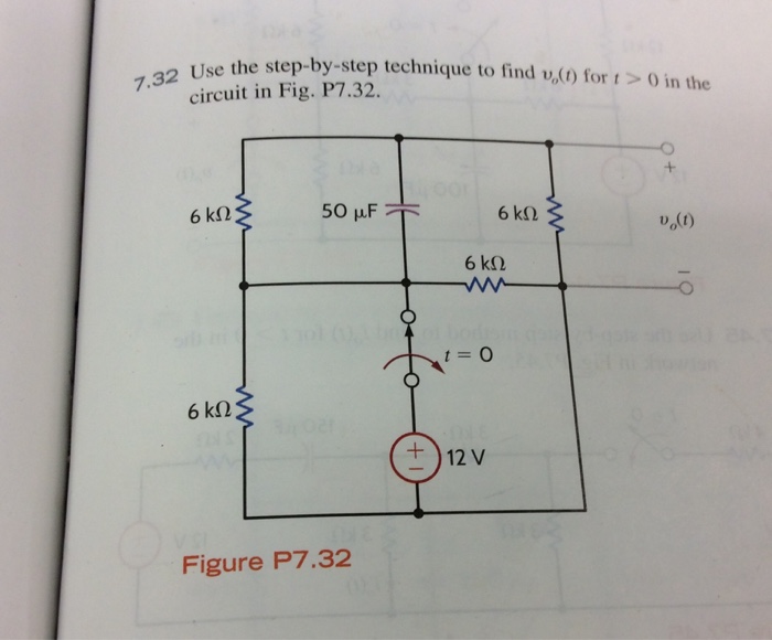 Solved Use the step-by-step technique to find v_0(g) for t > | Chegg.com