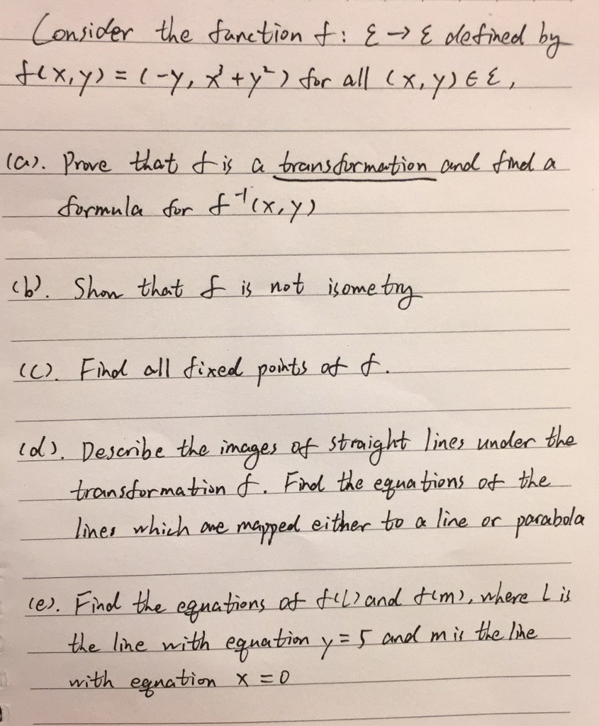 Solved Consider the function f: epsilon rightarrow epsilon | Chegg.com