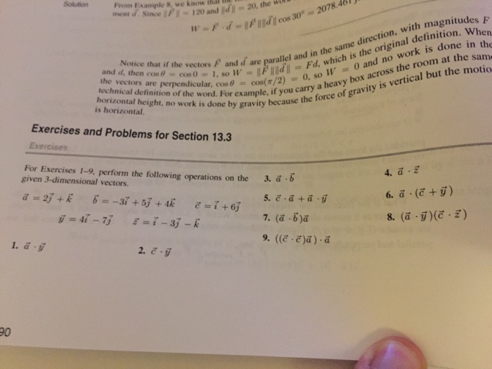 Solved For Exercises 1 9 Perform The Following Operations