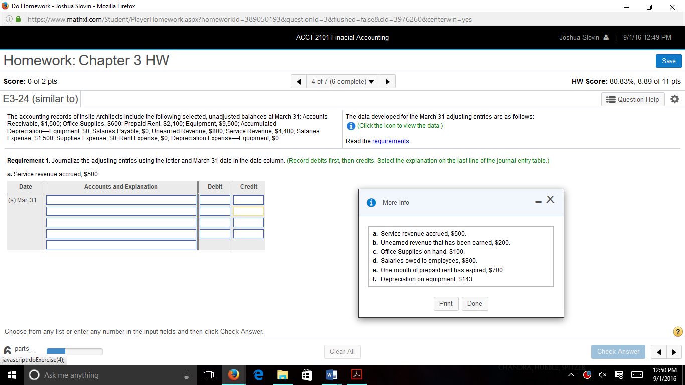 Solved Do Homework - Joshua Slovin - Mozilla Firefox ⓘe | Chegg.com
