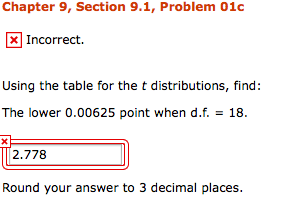 Solved Using the table for the t distribution, find: The | Chegg.com