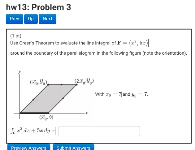 Solved Use Green's Theorem to evaluate the line Integral of | Chegg.com