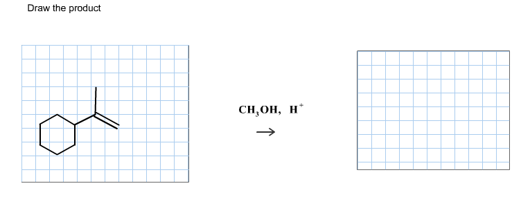 Solved Draw the product CH3 OH, H + | Chegg.com