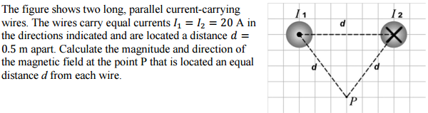 Solved The figure shows two long, parallel current-carrying | Chegg.com