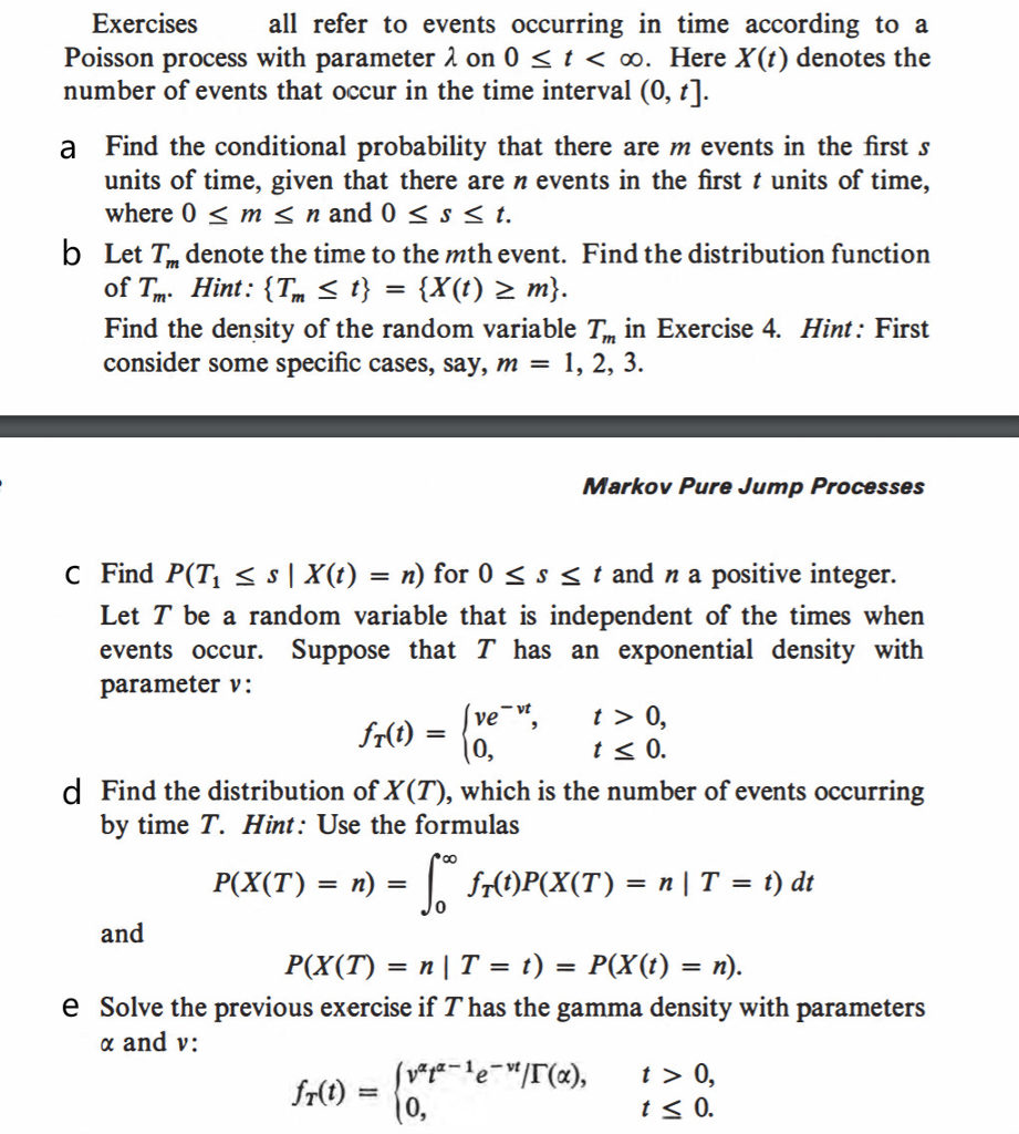Solved all refer to events occurring in time according to a | Chegg.com