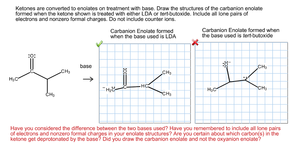 Solved Ketones are converted to enolates on treatment with | Chegg.com