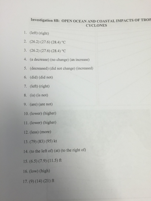 Ams ocean studies chapter 8 open ocean and coastal | Chegg.com