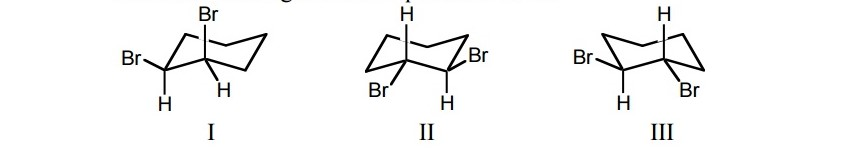 Solved cis-1,2-Dibromocyclohexane is represented by | Chegg.com