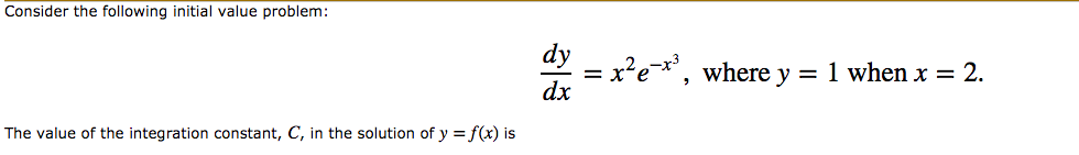 Solved Consider the following initial value problem: ay = | Chegg.com