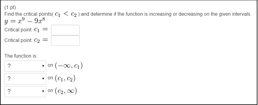 Solved Find the critical points( C1