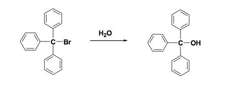 Solved In a reaction, triphenylmethyl bromide is used and | Chegg.com