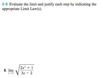 Solved Evaluate the limit and justify each step by | Chegg.com