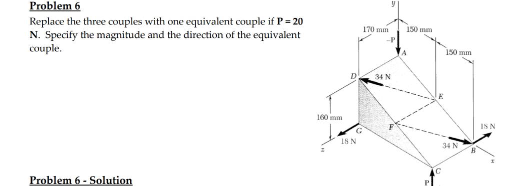 Solved Problem 6 Replace the three couples with one | Chegg.com