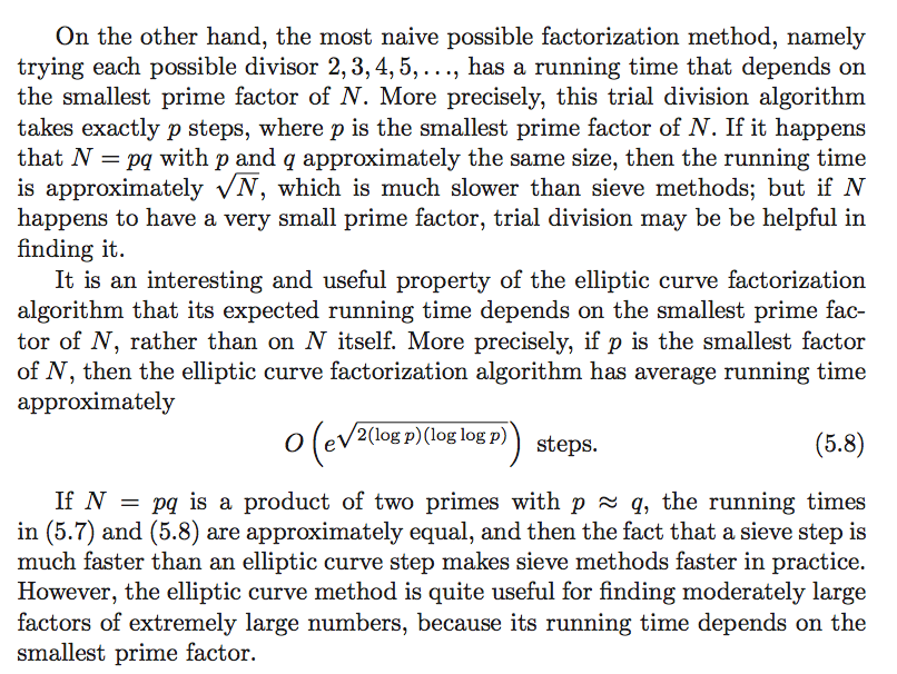 Solved Use The Elliptic Curve Factorization Algorithm And