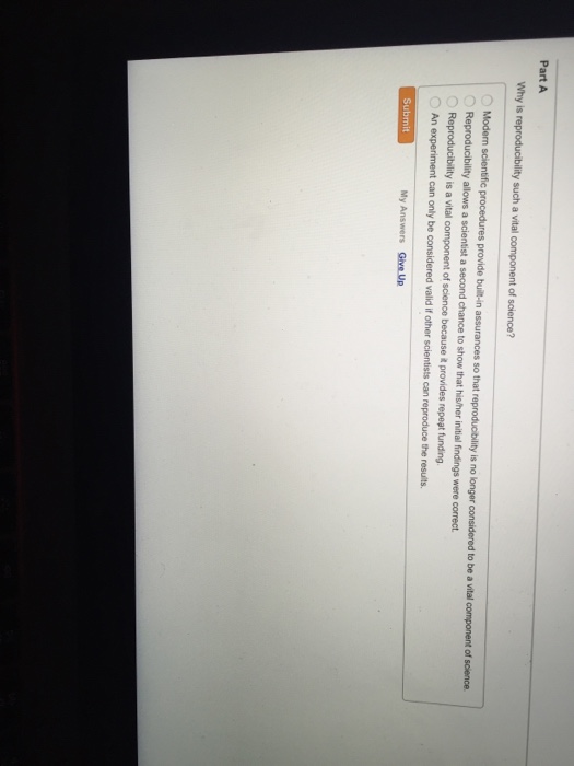 Solved Part A If someone is able to explain an idea to you | Chegg.com
