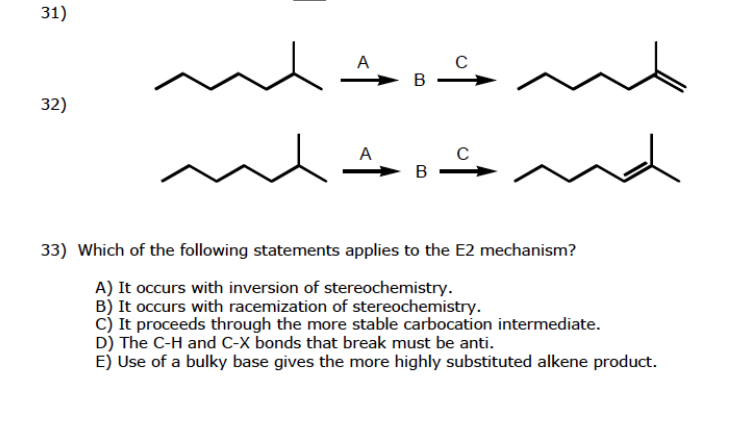 Solved Which of the following statements applies to the E2 | Chegg.com