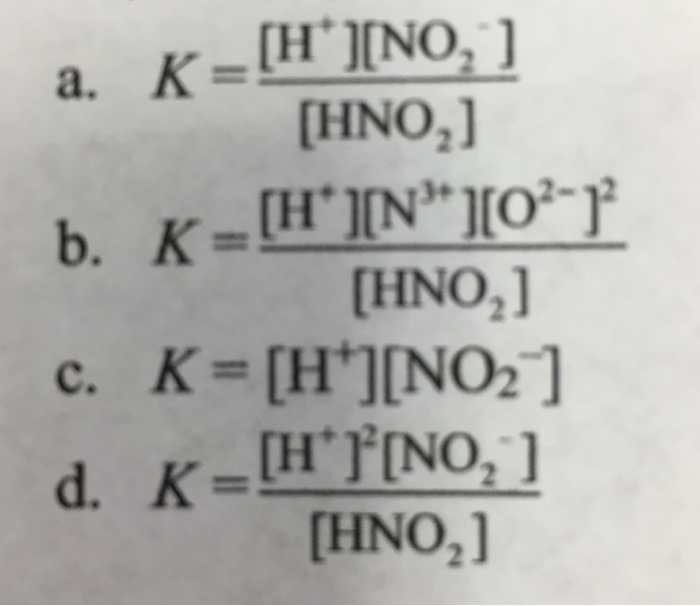 Solved 6. For the equilibrium that exists in an aqueous | Chegg.com