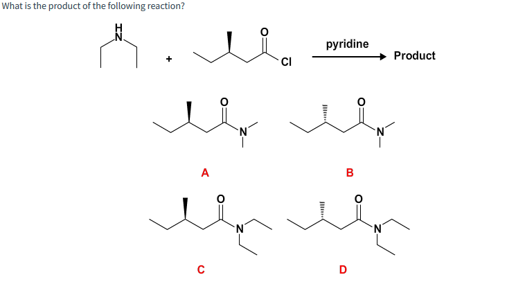 Solved What is the product of the following reaction? | Chegg.com