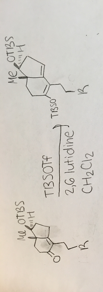 Solved Me OTBS TBSOTf 2, o lutidine. CH2Cl2 | Chegg.com