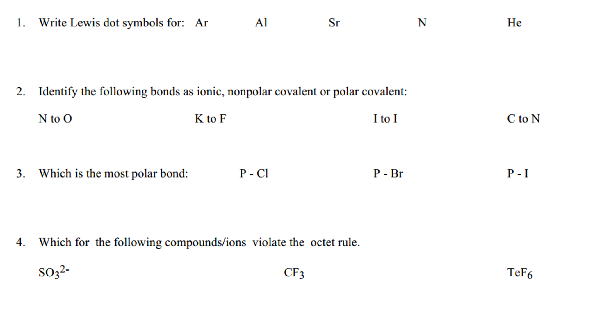 Solved Write Lewis Dot Symbols For Ar Al Sr N He Chegg solved-write-lewis-dot-symbols-for-ar-al-sr-n-he-chegg