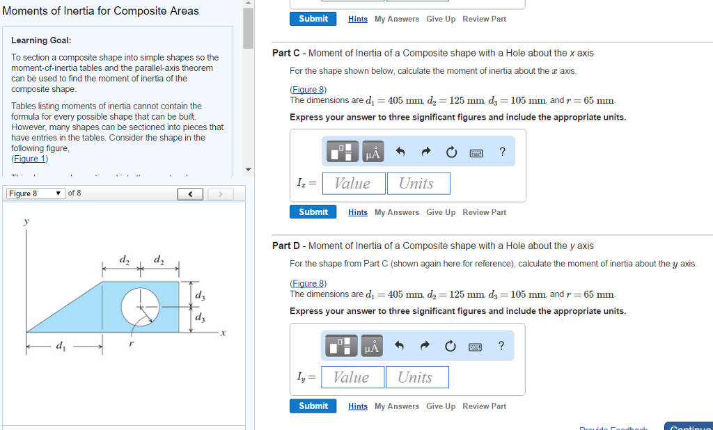 Solved To section a composite shape into simple shapes so | Chegg.com