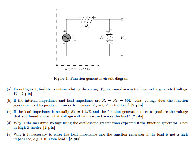 Solved Figure 1: Function generator circuit diagram From | Chegg.com