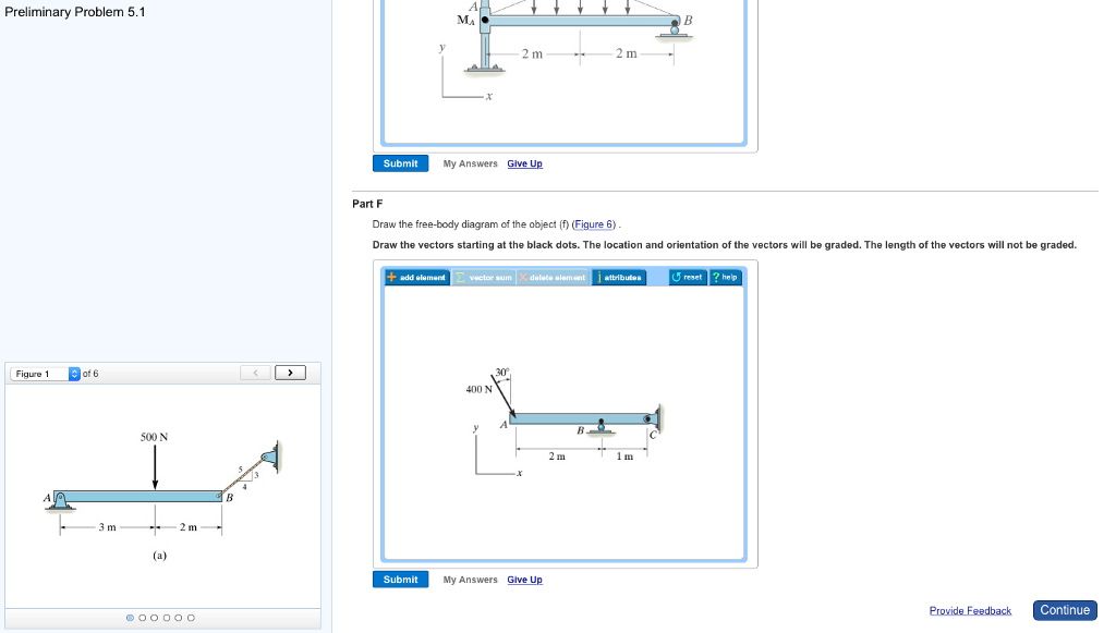 Solved Preliminary Problem 5.1 Figure 1 of 6 Part A Draw the | Chegg.com Solved Preliminary Problem 5.1 Figure 1 of 6 Part A Draw the | Chegg.com