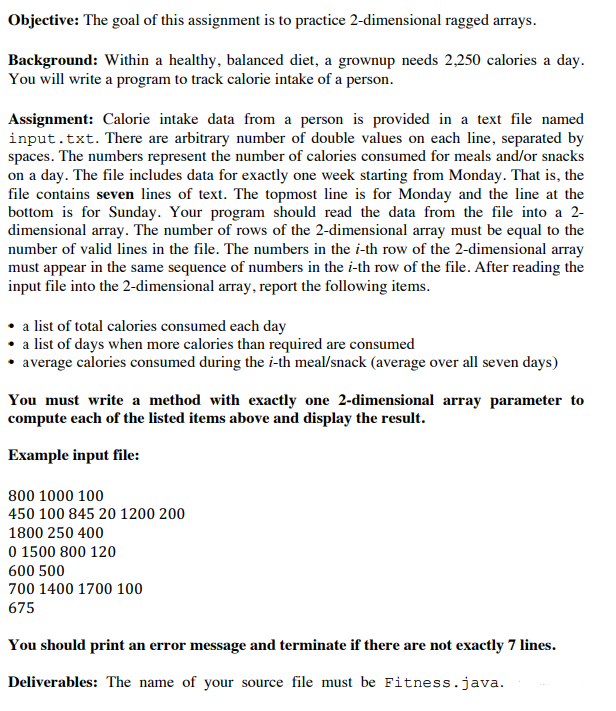 Solved Objective: The goal of this assignment is to practice | Chegg.com