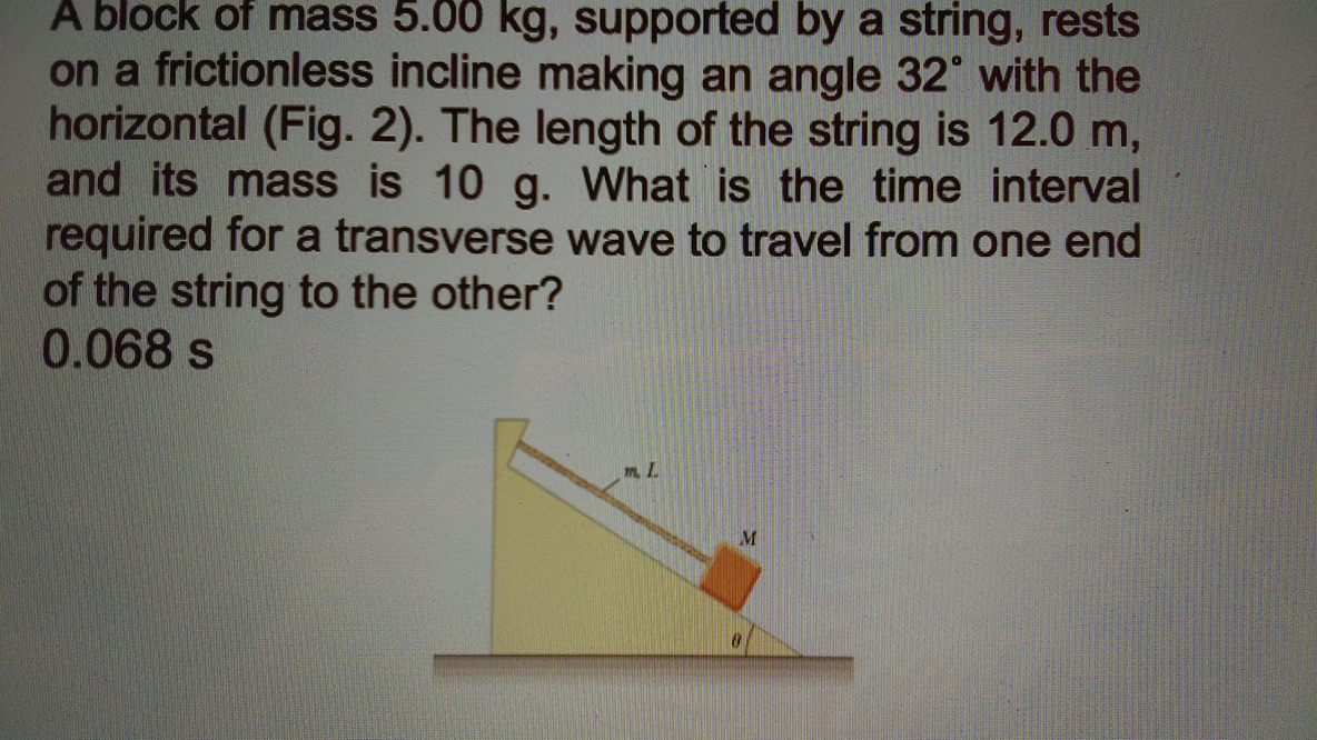 Solved A block of mass 5.00 Kg, supported by a string, rests | Chegg.com