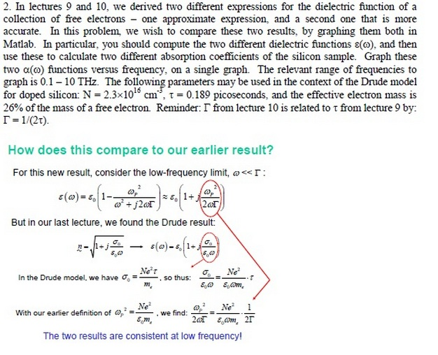 Solved In lectures 9 and 10, we derived two different | Chegg.com