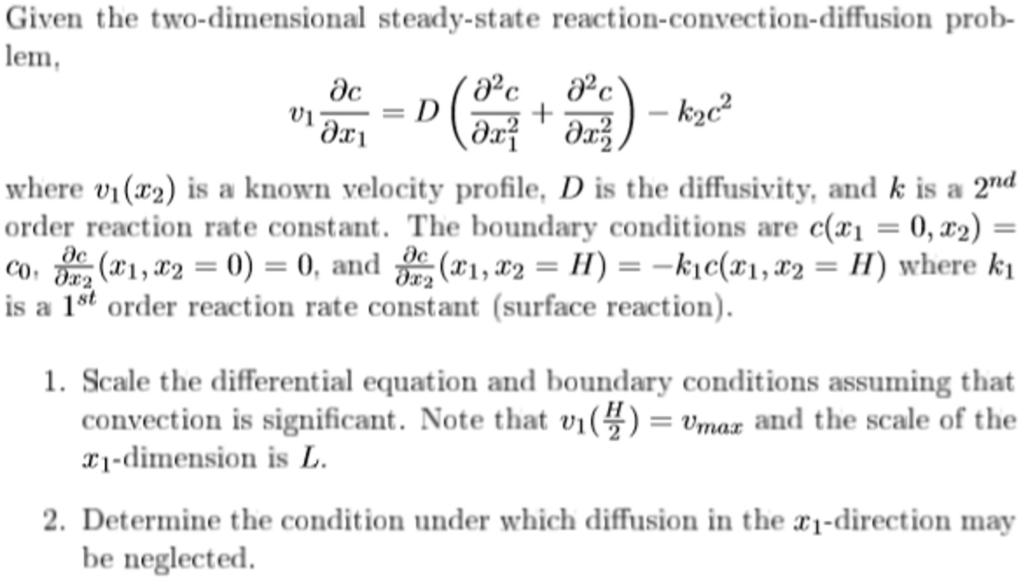Given the two-dimensional steady-state | Chegg.com
