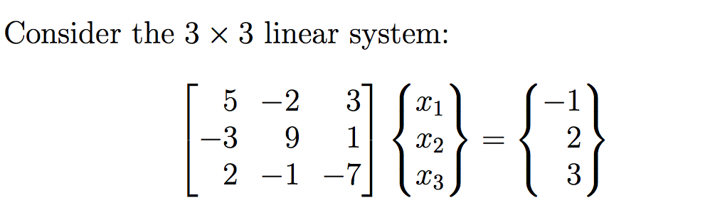 Solved Solve this system using the Gauss-Seidel method, this | Chegg.com