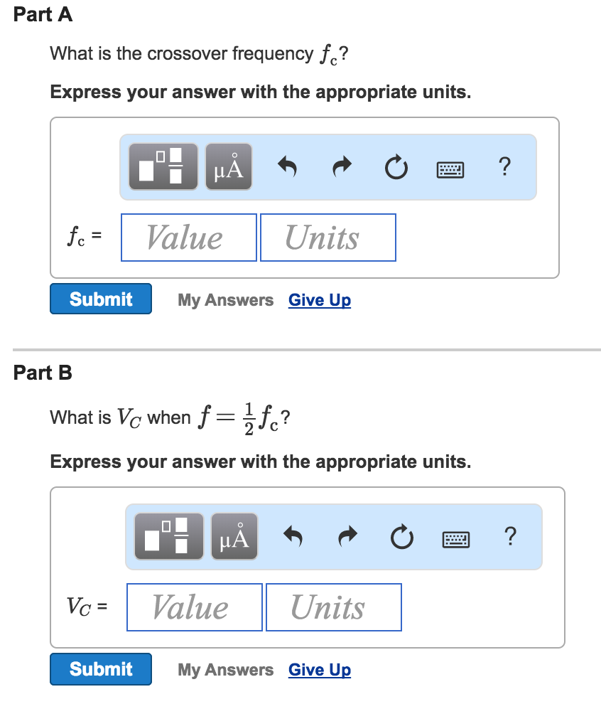 Solved A low-pass filter consists of a 107 μF capacitor in | Chegg.com