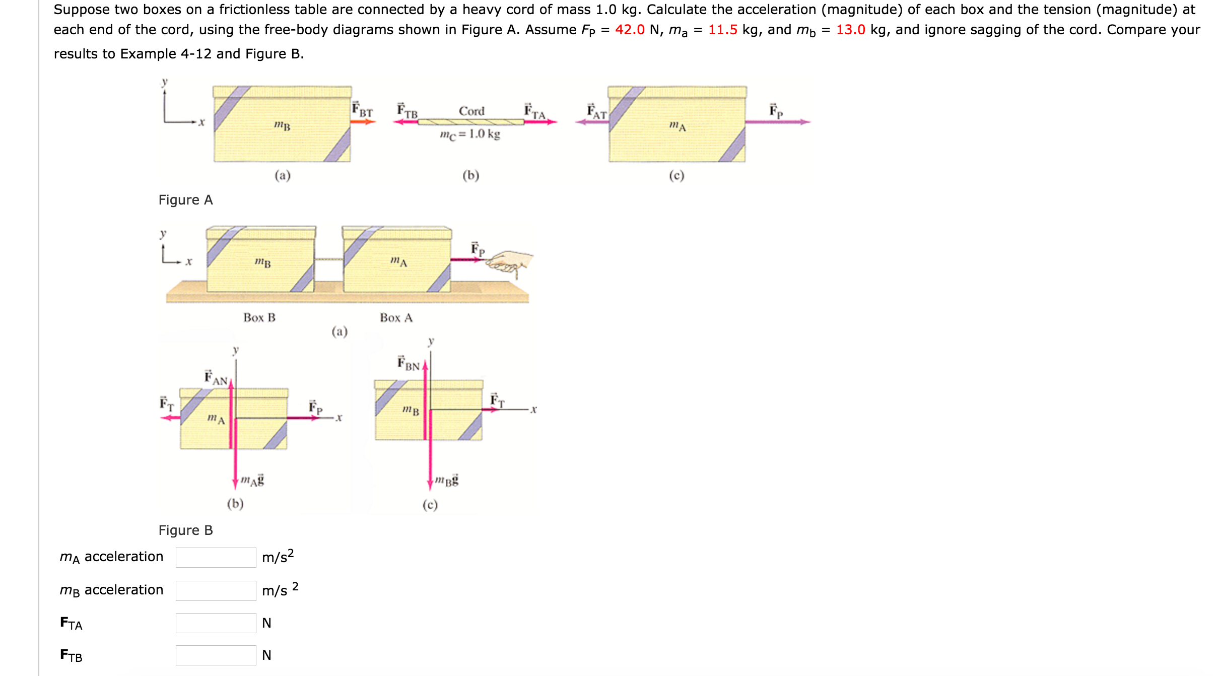 Solved Suppose two boxes on a frictionless table are | Chegg.com Solved Suppose two boxes on a frictionless table are | Chegg.com