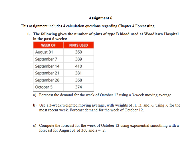 Solved Assignment 6 This assignment includes 4 calculation | Chegg.com