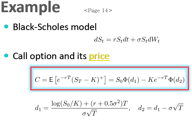 Solved 1. Recall the Black-Scholes formula on p.14 of | Chegg.com