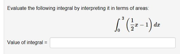 Solved Evaluate the following integral by interpreting it In | Chegg.com