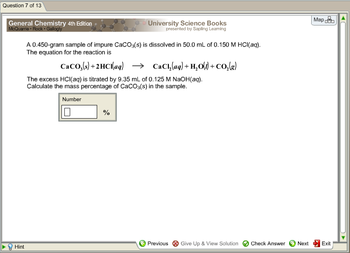 Solved A 0.450-gram sample of impure CaCO_3(s) is dissolved | Chegg.com