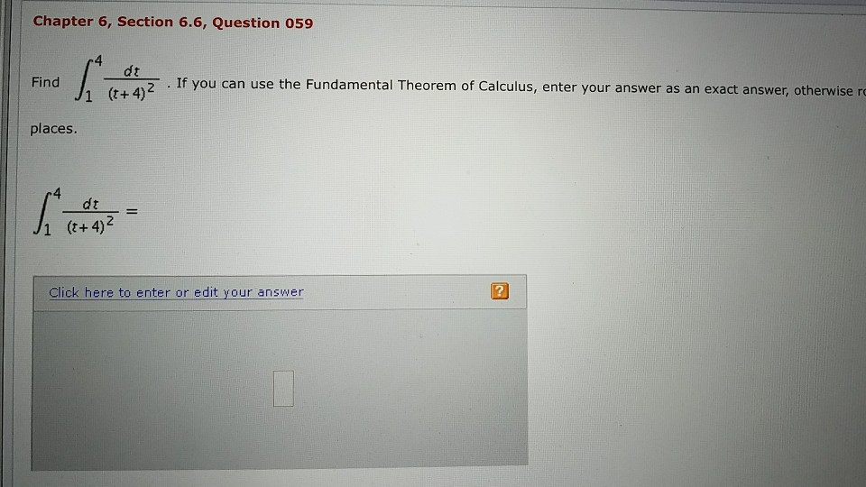 Solved Chapter 6, Section 6.6, Question 057 Use integration | Chegg.com