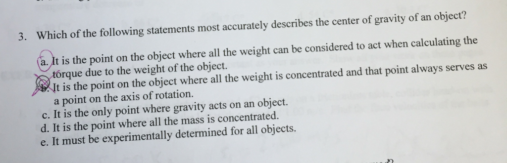 Solved Which of the following statements most accurately | Chegg.com