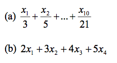 Solved 1.Express each of the following in compact summation | Chegg.com