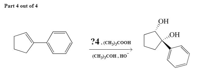 Solved Part 4 out of 4 OH (CH) COH, Ho | Chegg.com