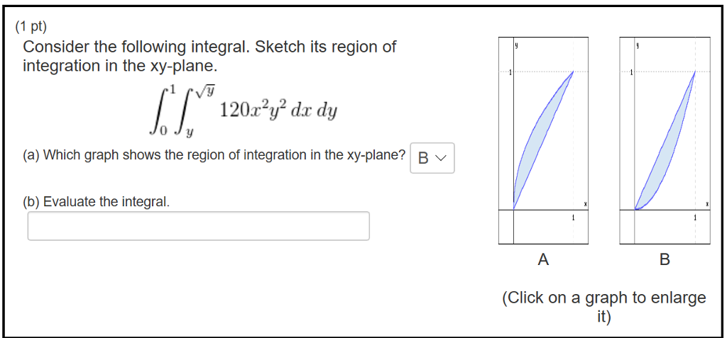 Solved Consider the following integral. Sketch its region of | Chegg.com