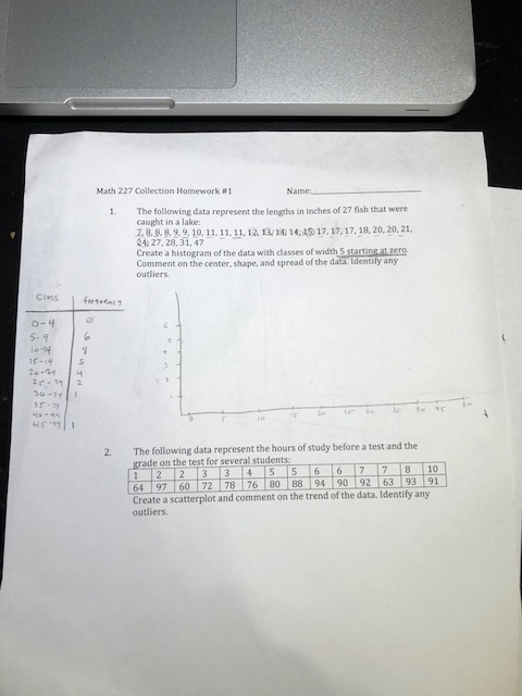 Solved Math 227 Collection Homework #1 Name: The following | Chegg.com