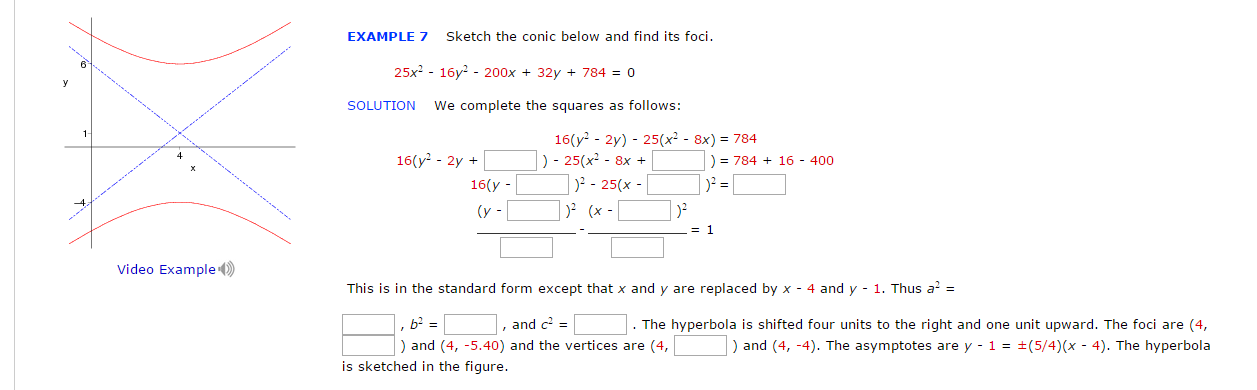 Solved Sketch the conic below and find its foci. 25x^2 - | Chegg.com