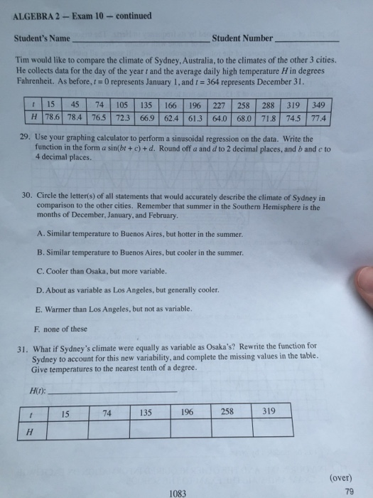 Solved Could someone please check my work on 29 and 30 and | Chegg.com
