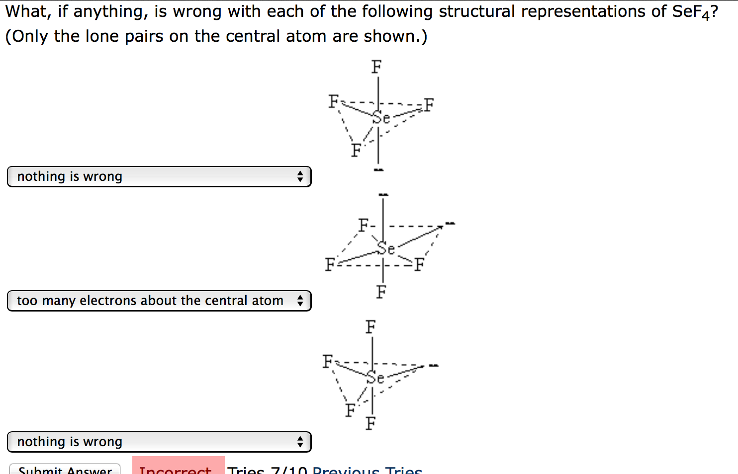 Solved What, if anything, is wrong with each of the | Chegg.com