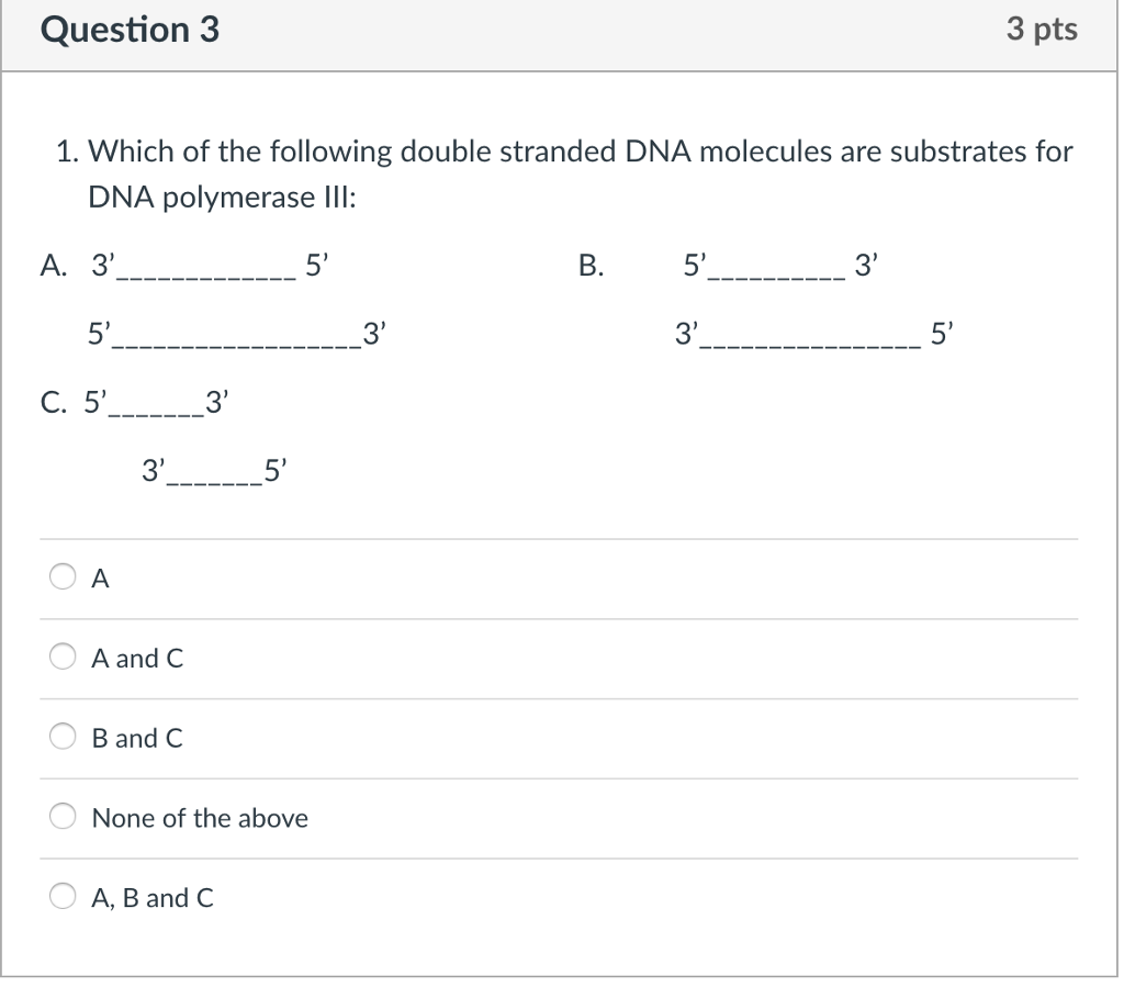Solved Question 3 3 pts 1. Which of the following double | Chegg.com