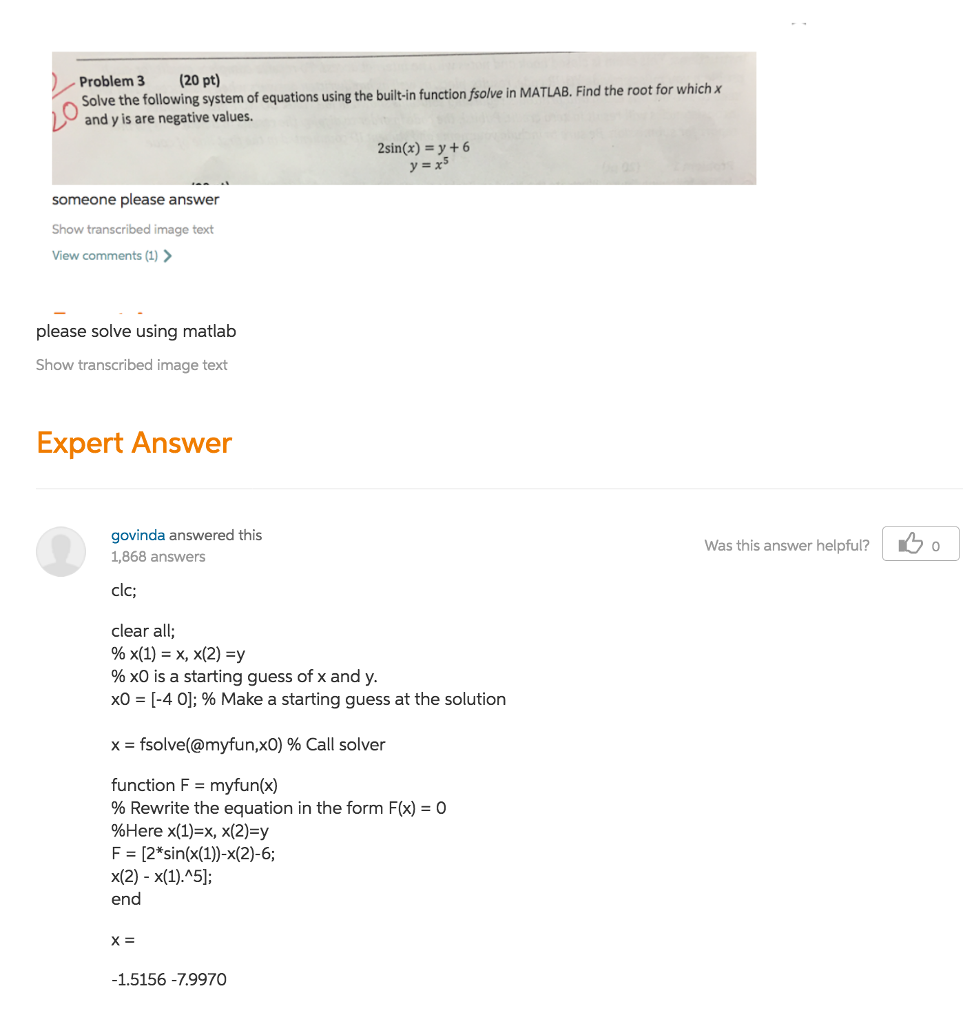 Solved please show another way this can be done, a more | Chegg.com